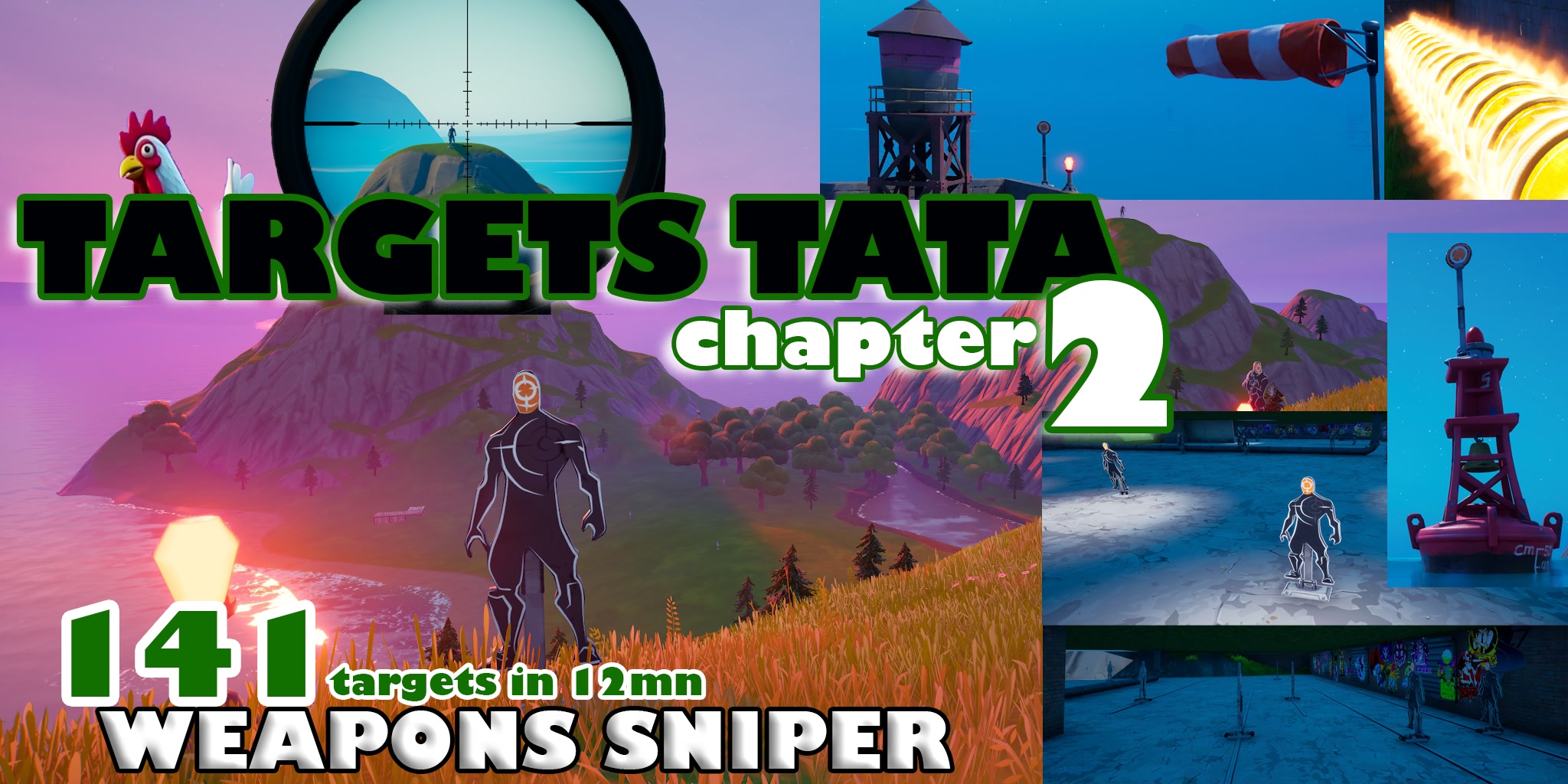 TARGETS TATA CHAPTER 2 1719-8778-0030 by tata.morbier - Fortnite Creative Map Code - Fortnite.GG