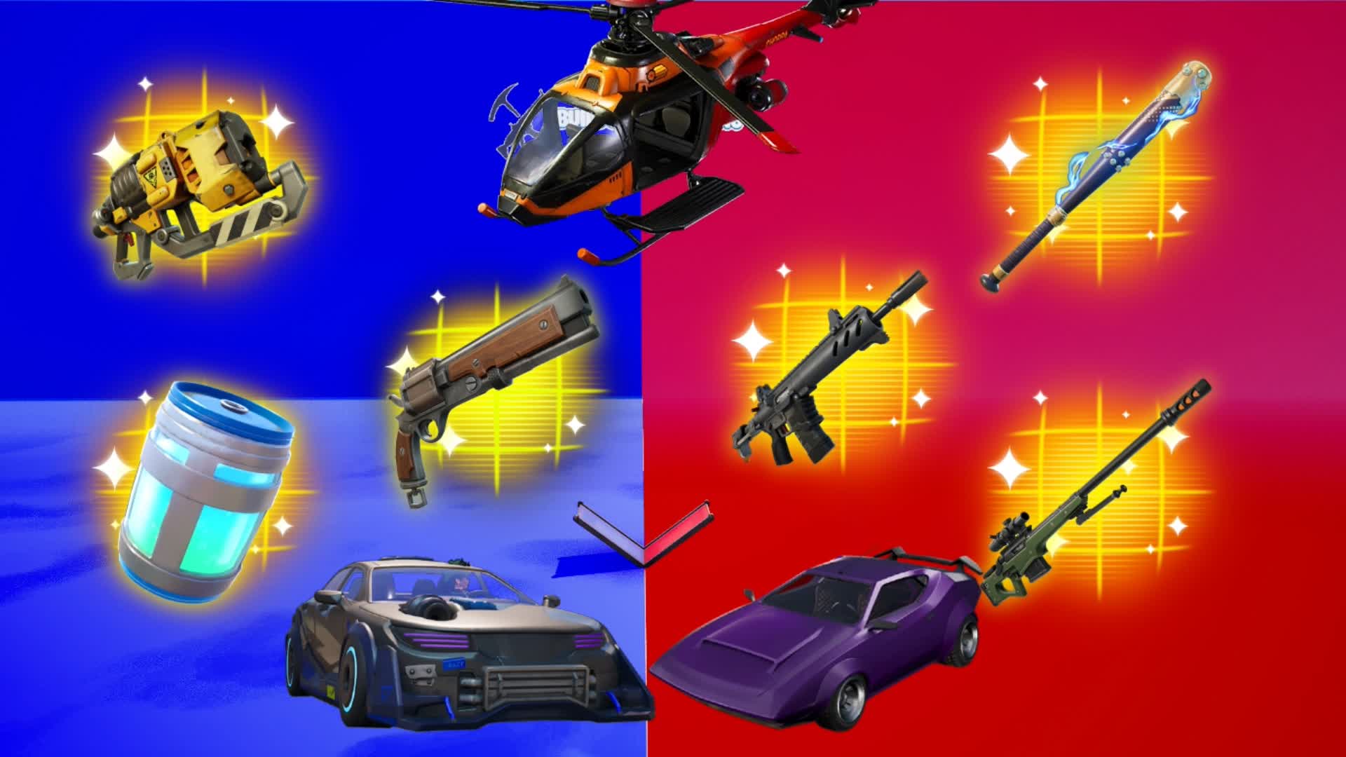 RED - BLUE - ALL WEAPONS - FREE FOR ALL 9353-7133-0434 by alvala ...