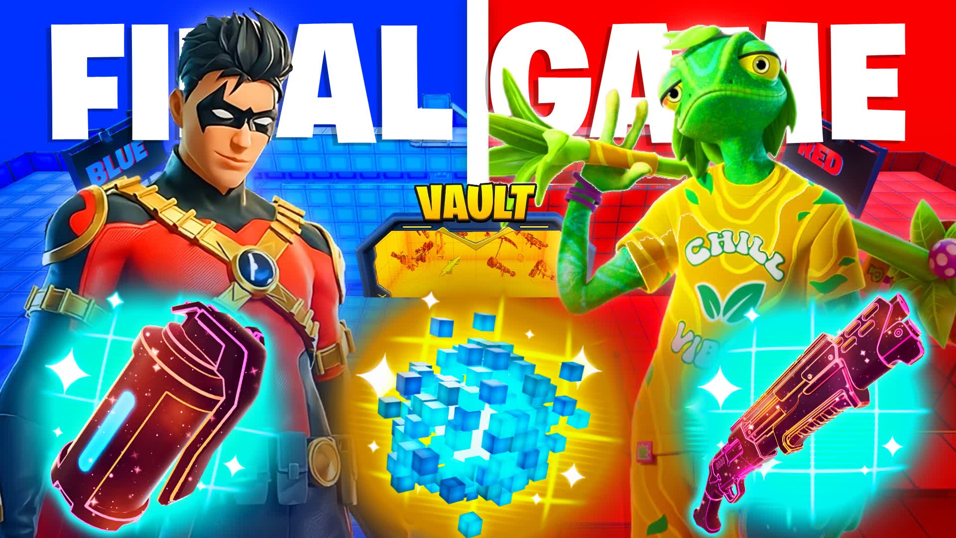 FINAL GAME RED VS BLUE 🔴🔵 6691-7685-3461 by jachuu - Fortnite Creative ...