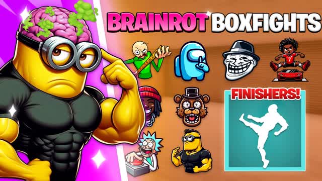 🧠 Brainrot Boxfights 📦 1843-8881-0295 stworzone przezsiilviuufn – Fortnite