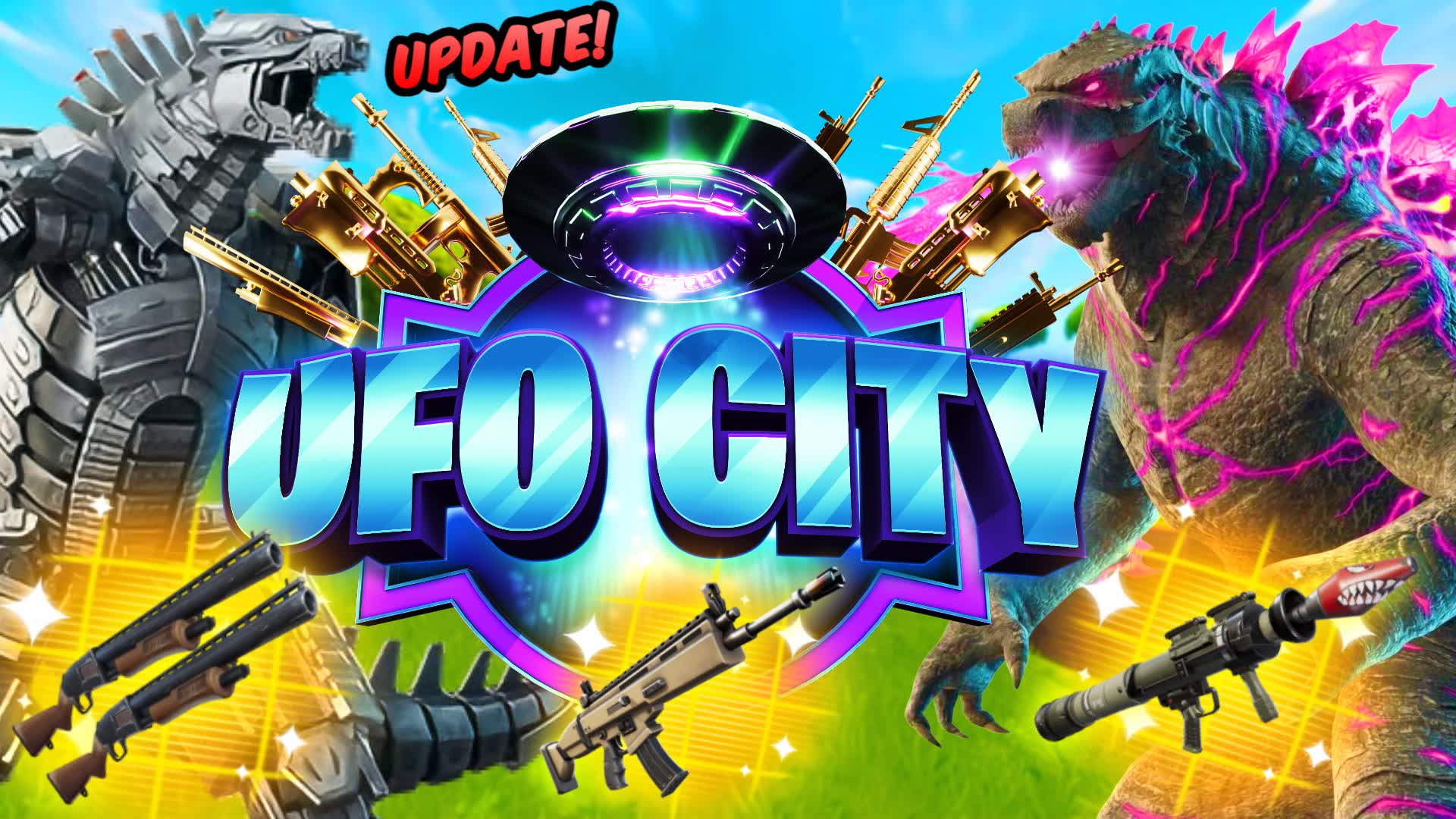 UFO CITY - FREE FOR ALL 2864-7432-3832 by grizzgang - Fortnite Creative ...
