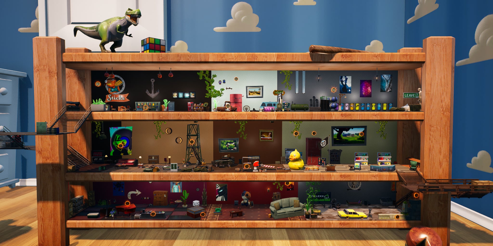 🎯 SNIPERS VS RUNNERS 🏃TOY ROOM 0444-1398-3393 by cwc - Fortnite ...