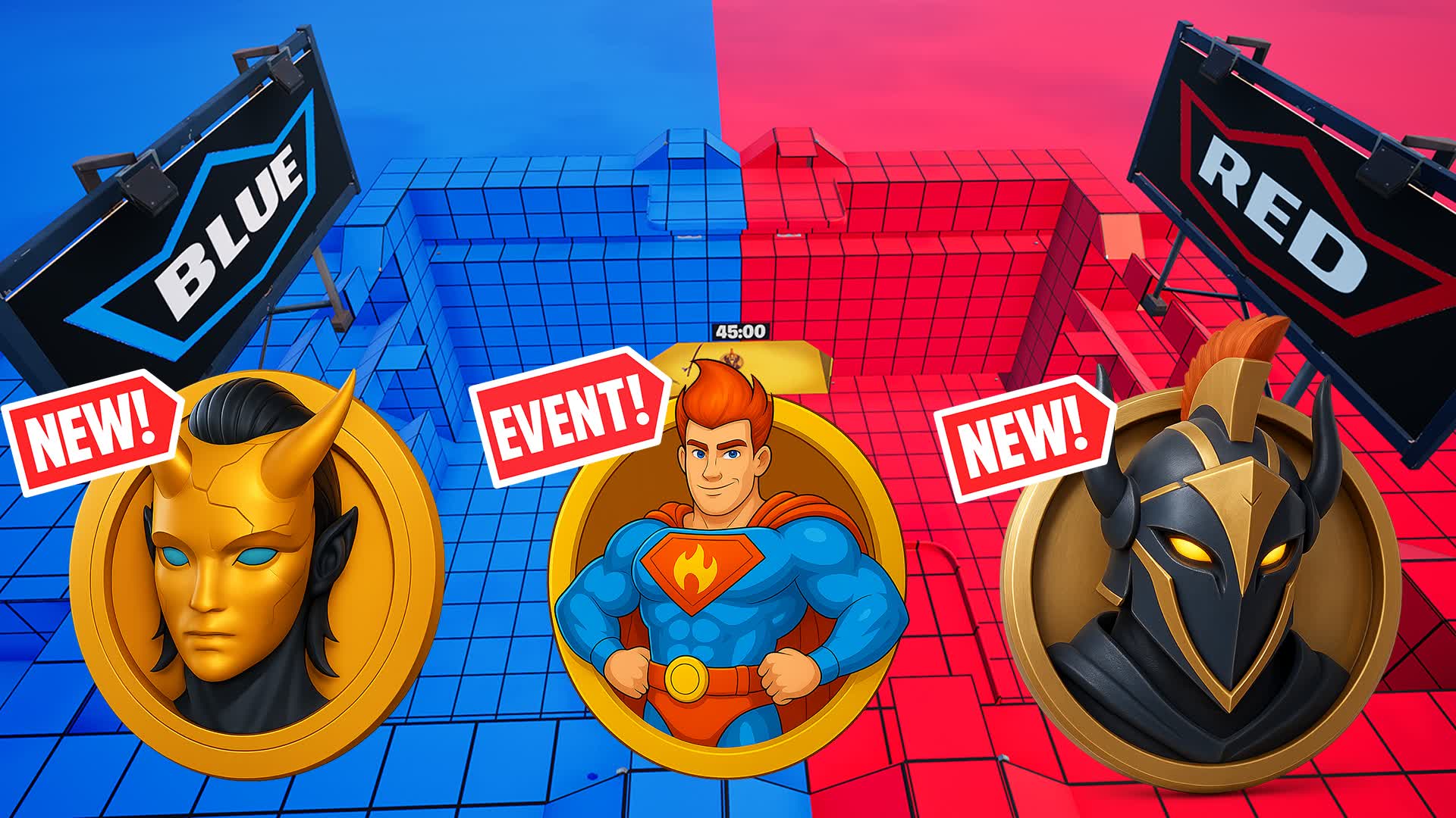 GLORY RED VS BLUE 🔴🔵 2259-2421-3209 by trineelgames - Fortnite Creative ...