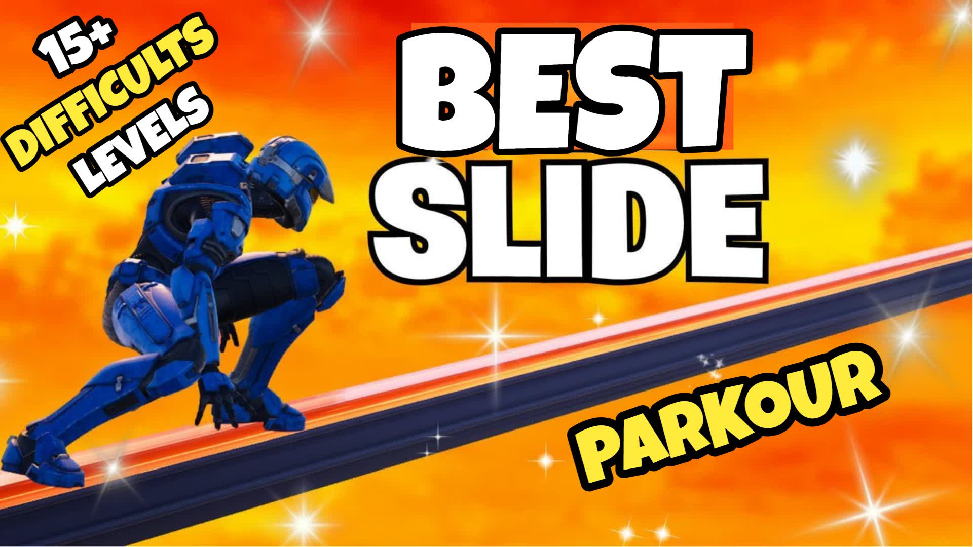 🌟BEST SLIDE PARKOUR 15+🌟 3670-2144-4616 by arma_maps - Fortnite