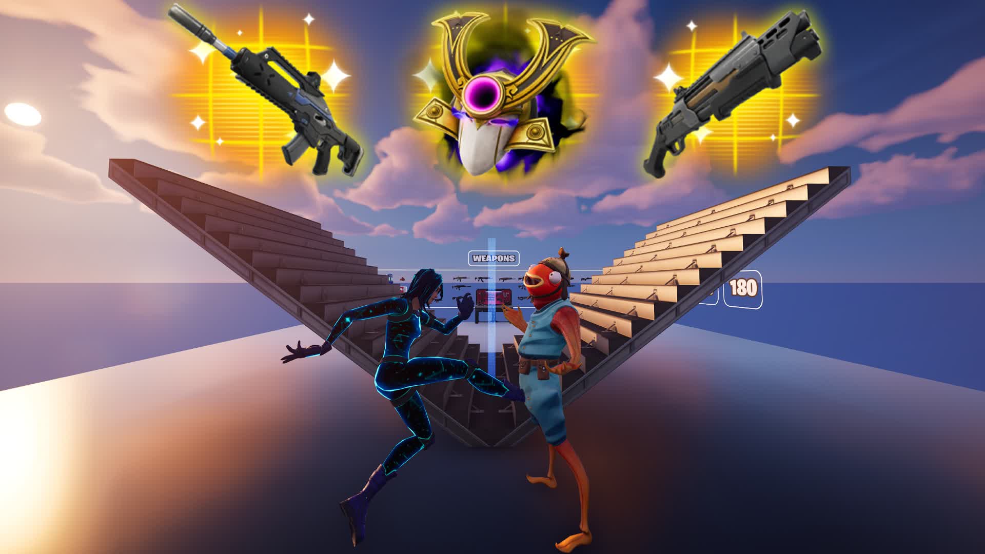 FISH 1v1 BUILD FIGHTS | واجهني بالبناء 9079-8468-3000 by ribaa ...