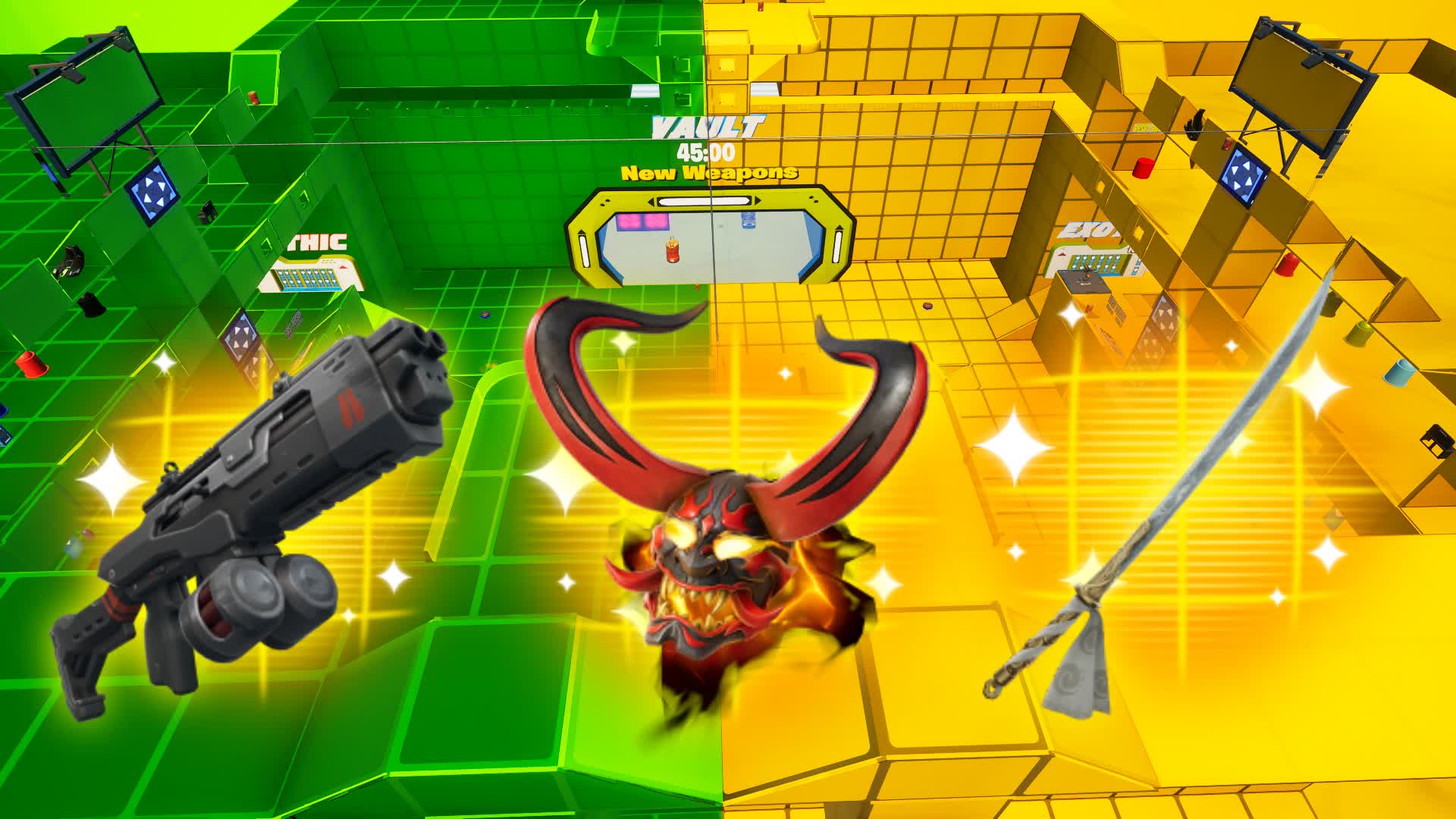 PEELY 🍌 VS FISHSTICK🐟 5026-4674-8639 by sof1 - Fortnite Creative Map ...