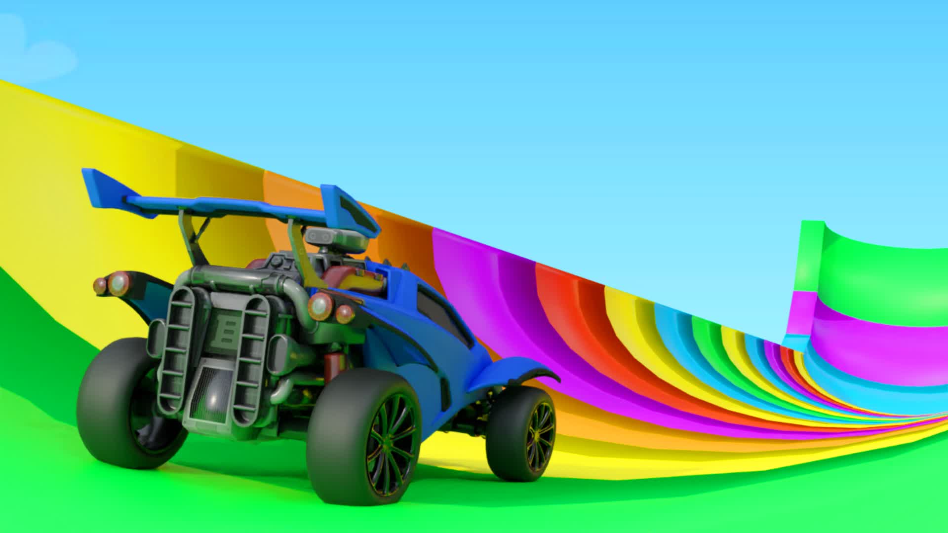 Mega Ramp Race 🚗 5178-7921-6325 من ابتكار dingle - Fortnite