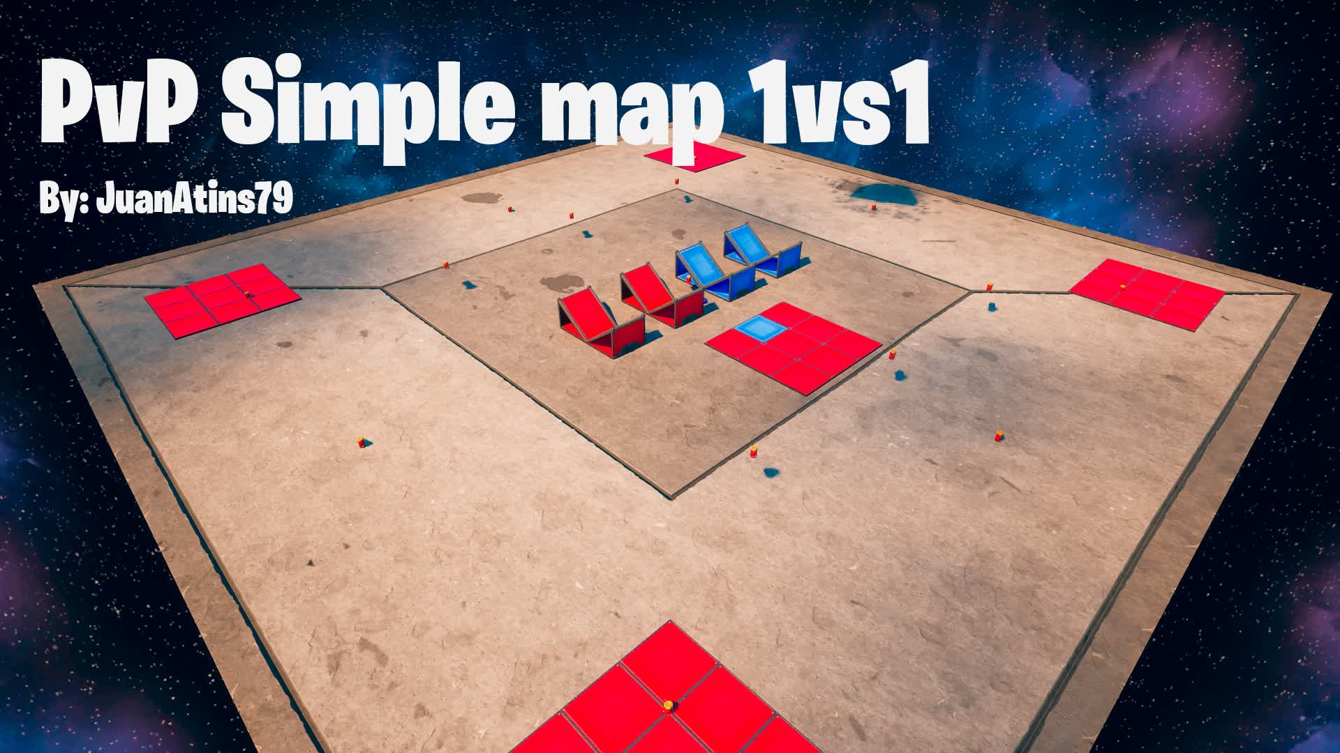 PvP Simple MAP 1vs1 or More 4646-7292-3517 by juanatins79 - Fortnite Creative Map Code - Fortnite.GG