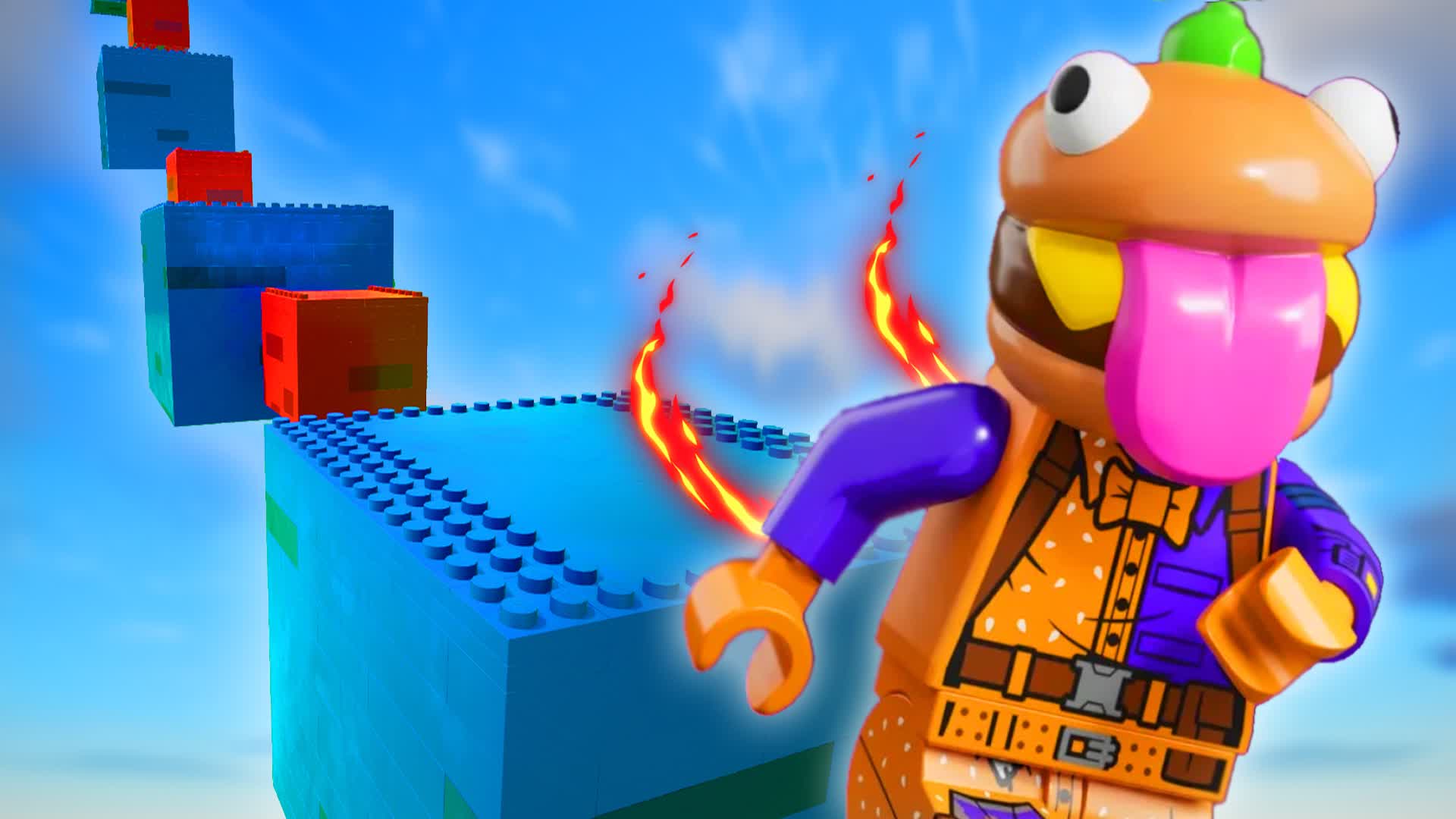 Block Parkour 1807-4988-2406, de dorp — Fortnite