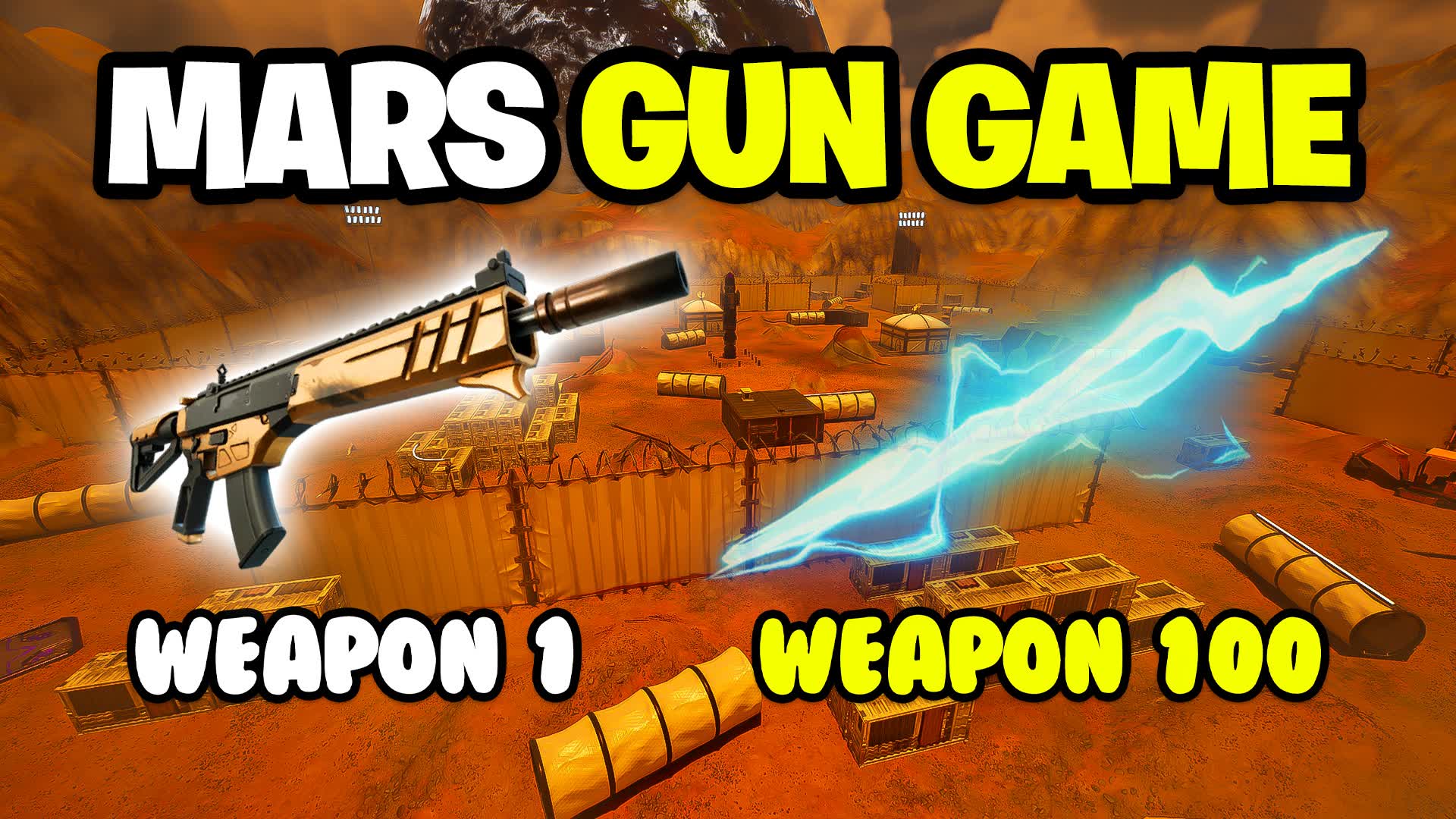 🚀 MARS GUN GAME 🔫 5113-8824-1729 by digitag - Fortnite Creative Map ...