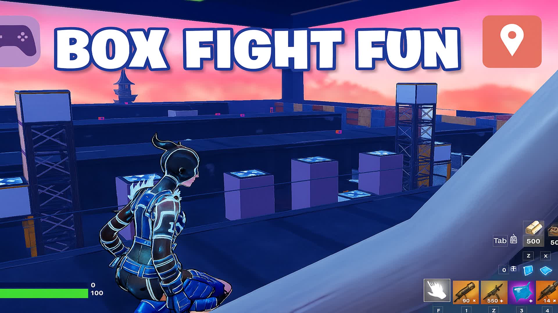 BOXFIGHT FUN 6186-1403-7589 by chanti1978 - Fortnite Creative Map Code ...