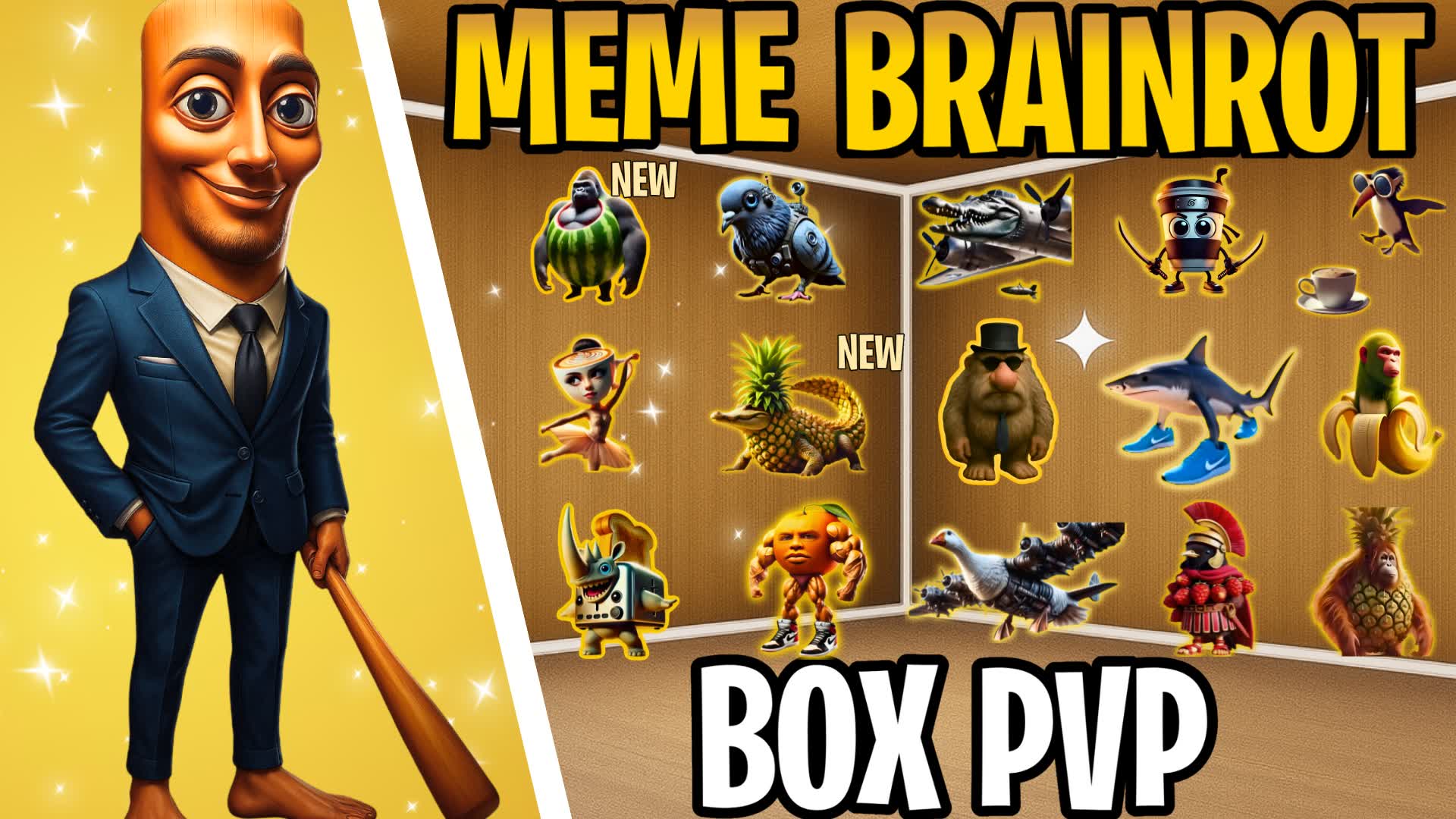 INSANE BRAINROT BOX PVP📦 2536-4191-3607 by akarsh - Fortnite Creative ...
