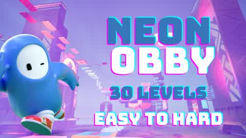 Neon obby 8776-5497-9770 by firefist - Fortnite Creative Map Code ...