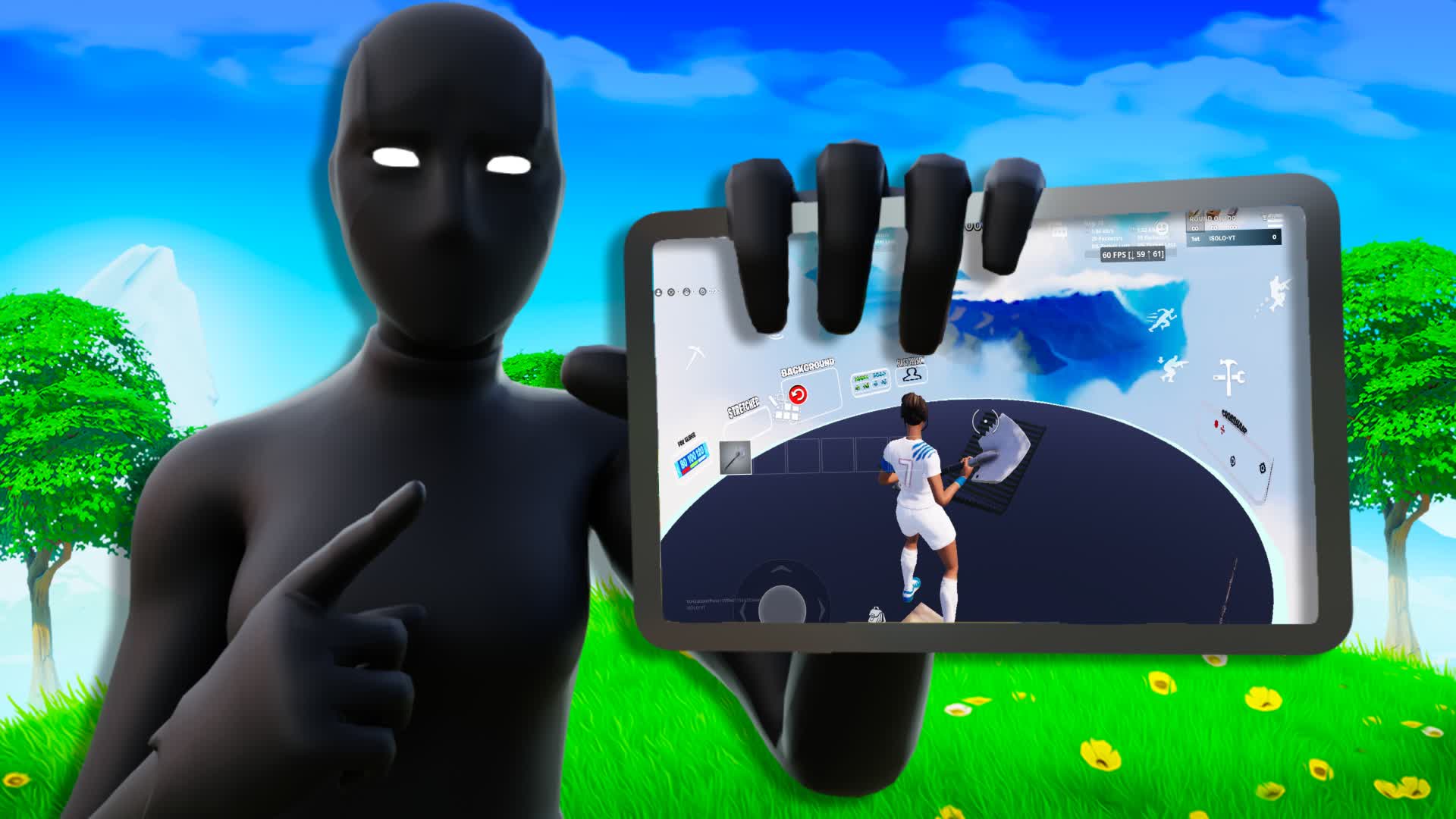 CARTE 1V1 UNIQUEMENT POUR MOBILE 7246-0068-0179 par isolo - Fortnite