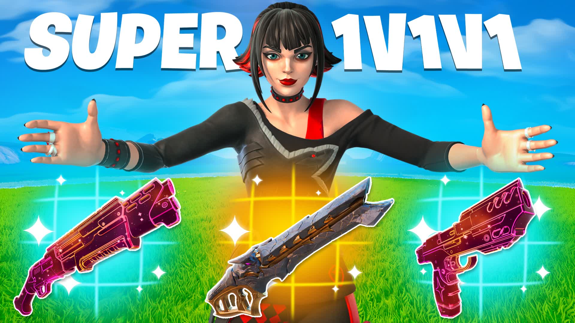 SUPER 1V1V1 ALL GUNS FREE FOR ALL 7752-1980-8329 by nextaz - Fortnite Creative Map Code ...