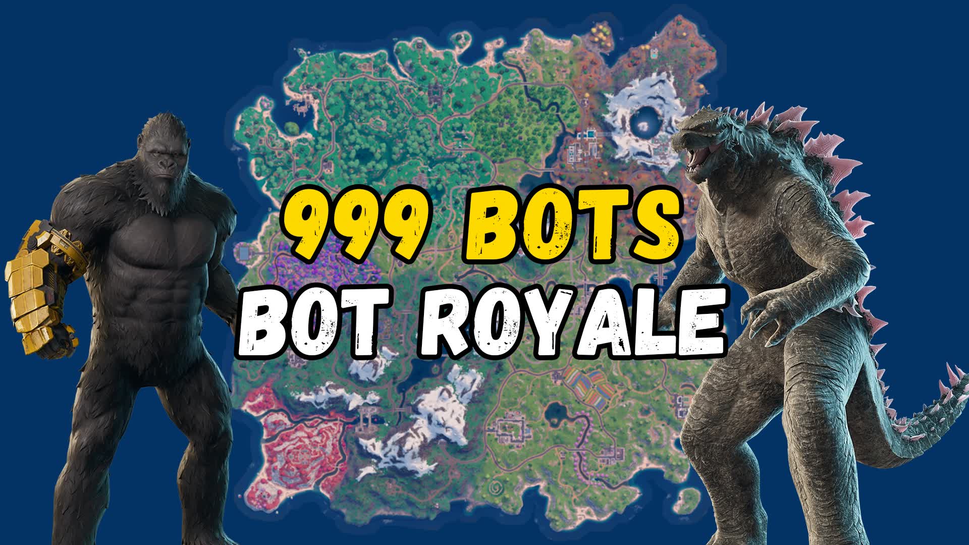 🌟 999 BOT ROYALE 🌟 HEROES 8688-6987-5505 by xhe - Fortnite Creative Map Code - Fortnite.GG