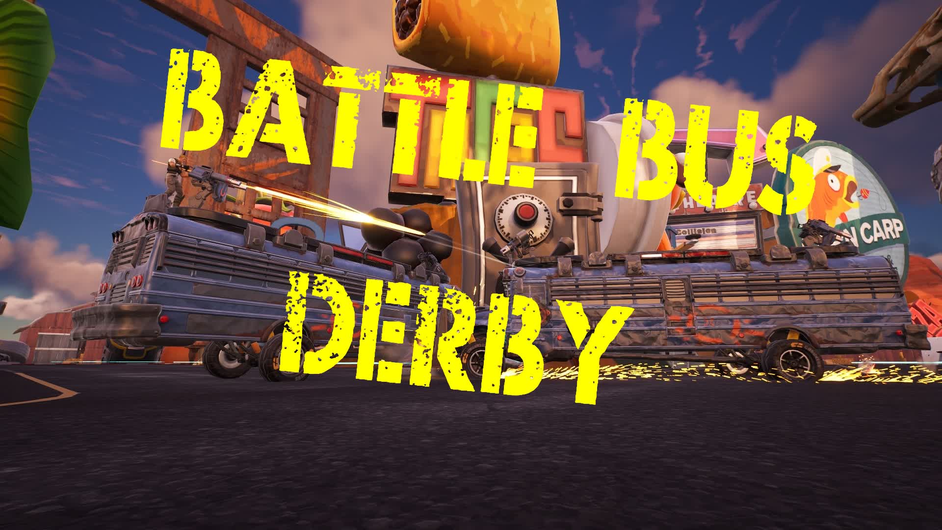 Battle Bus Derby 0390-3284-3160 by jaren - Fortnite Creative Map Code ...
