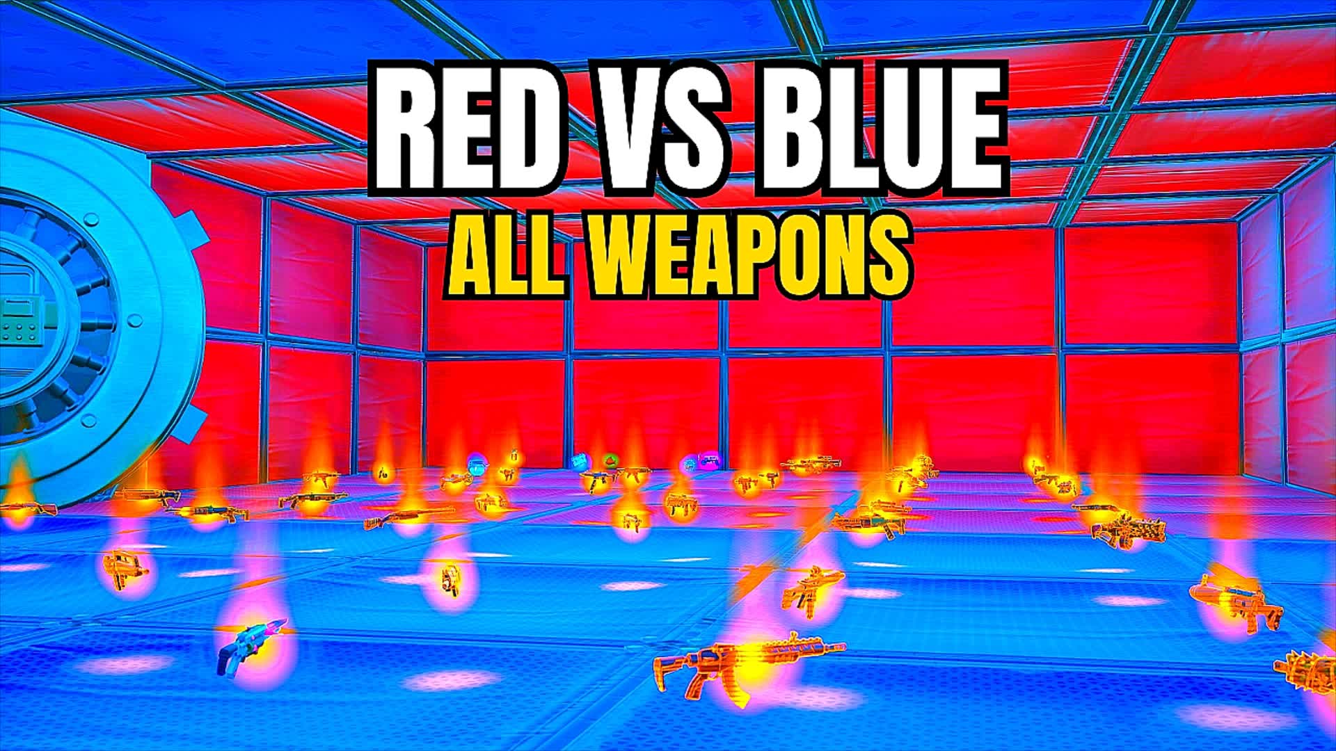 🟥RED VS BLUE 5V5🟦 9744-0233-4428 by snakewrld - Fortnite Creative Map ...