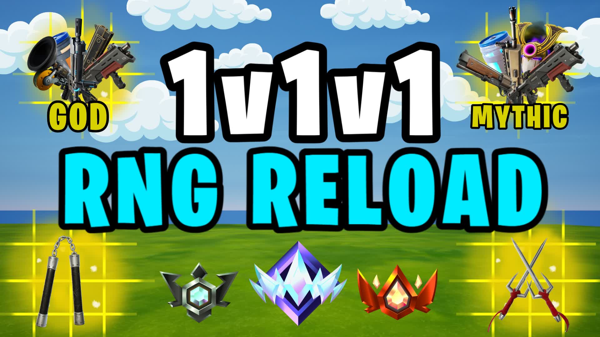 1v1v1 RNG RELOAD FFA 2602-0227-1677 by grey - Fortnite