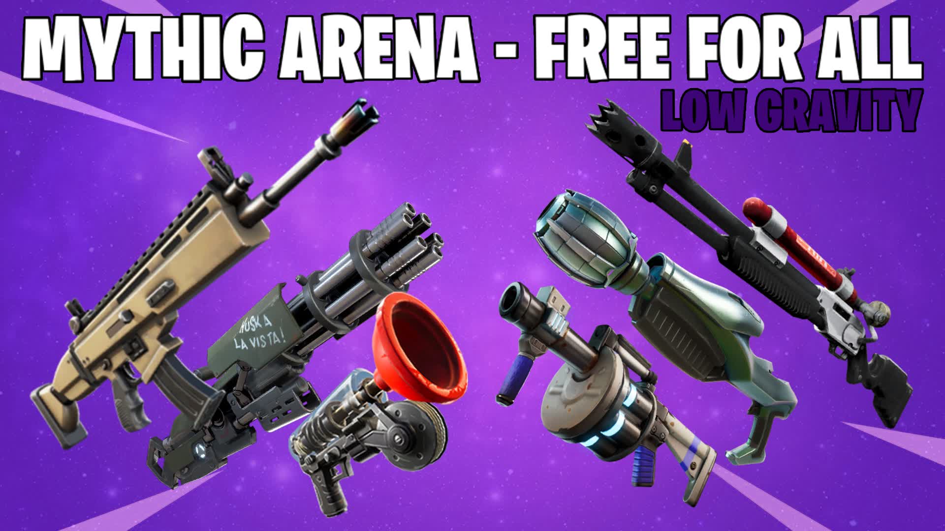 MYTHIC ARENA • ALL WEAPONS (LOW GRAVITY) 6011-4820-7449 by candook ...