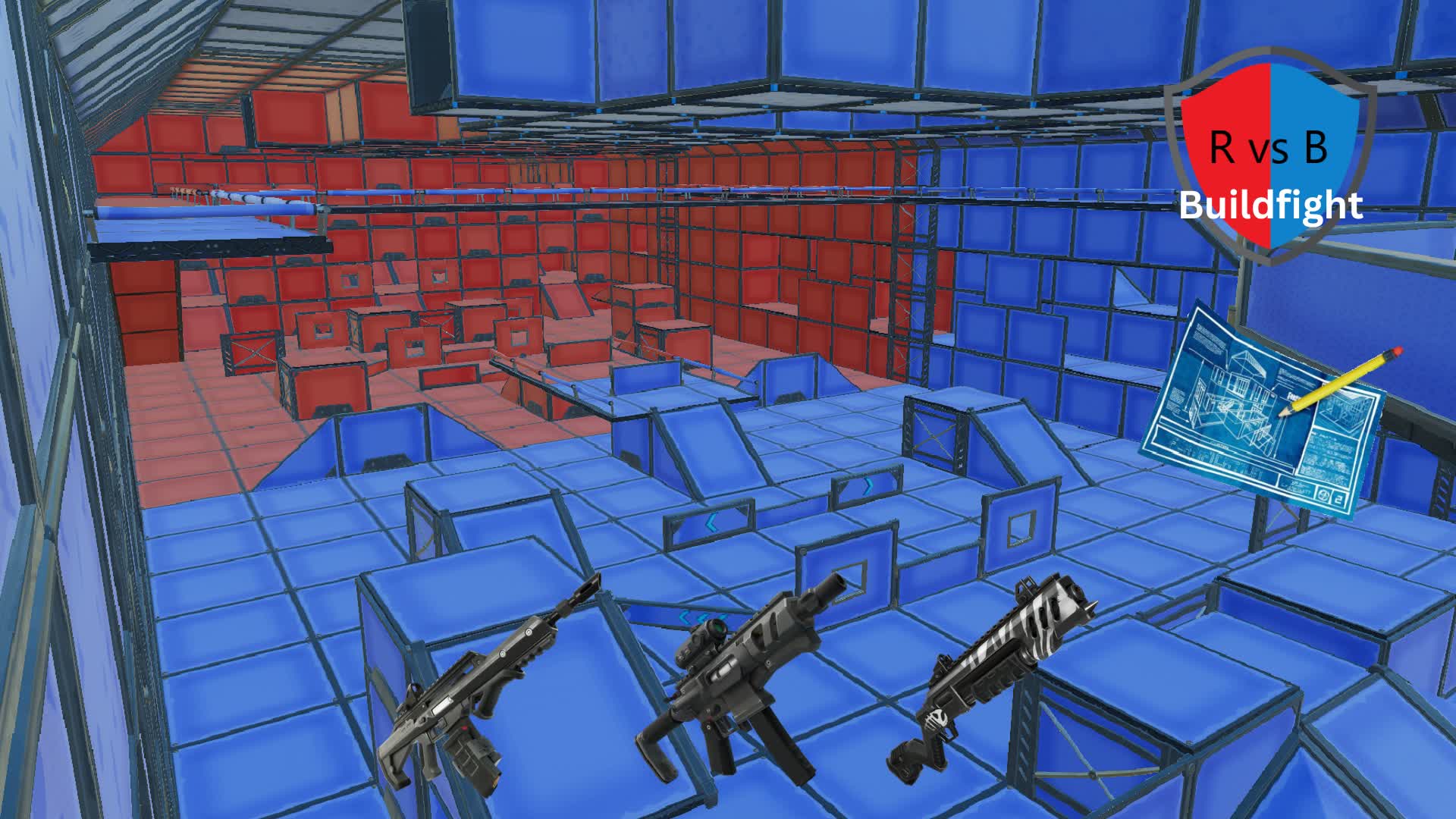Red Vs Blue: Building Showdown 2326-8834-0082 by nightfox - Fortnite ...