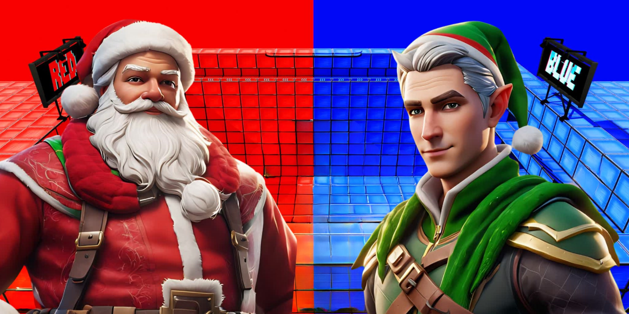 SANTA VS ELVES🔴🟢 6543-5941-2849 by cg.studios - Fortnite Creative Map Code - Fortnite.GG