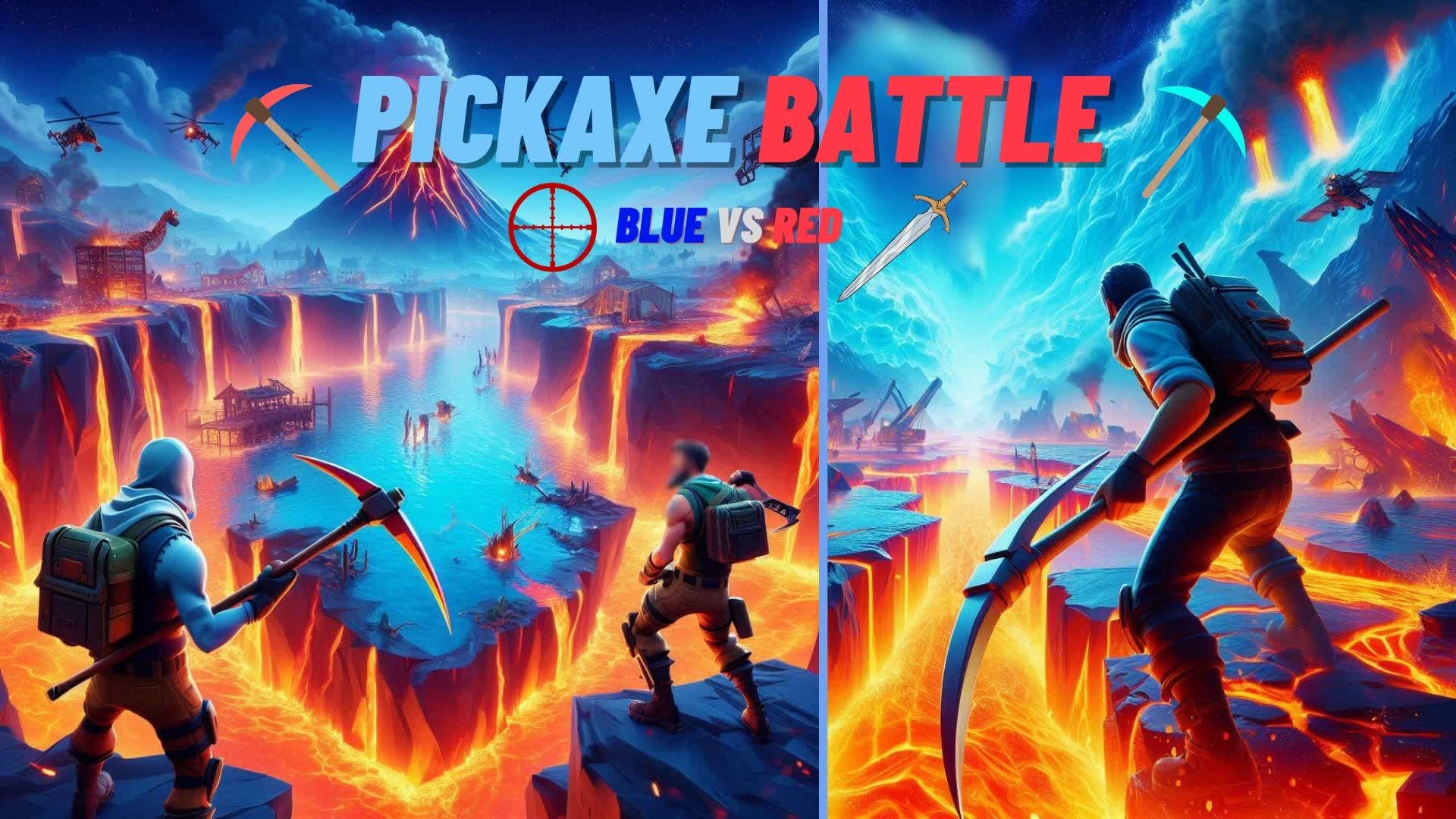 PickAxe Battle RED VS BLUE Lava & Water 6889-9692-5924 by rollax ...