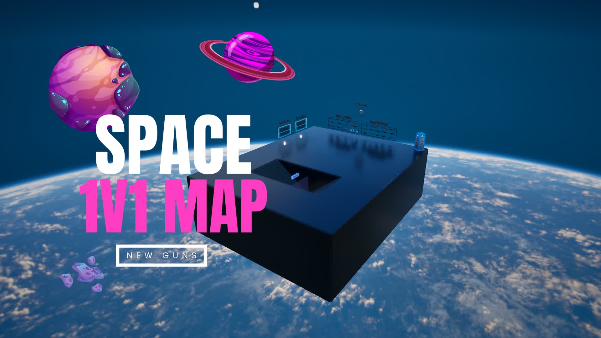 SPACE 1v1🌍 5806-6199-5293 by saufi3 - Fortnite Creative Map Code - Fortnite.GG
