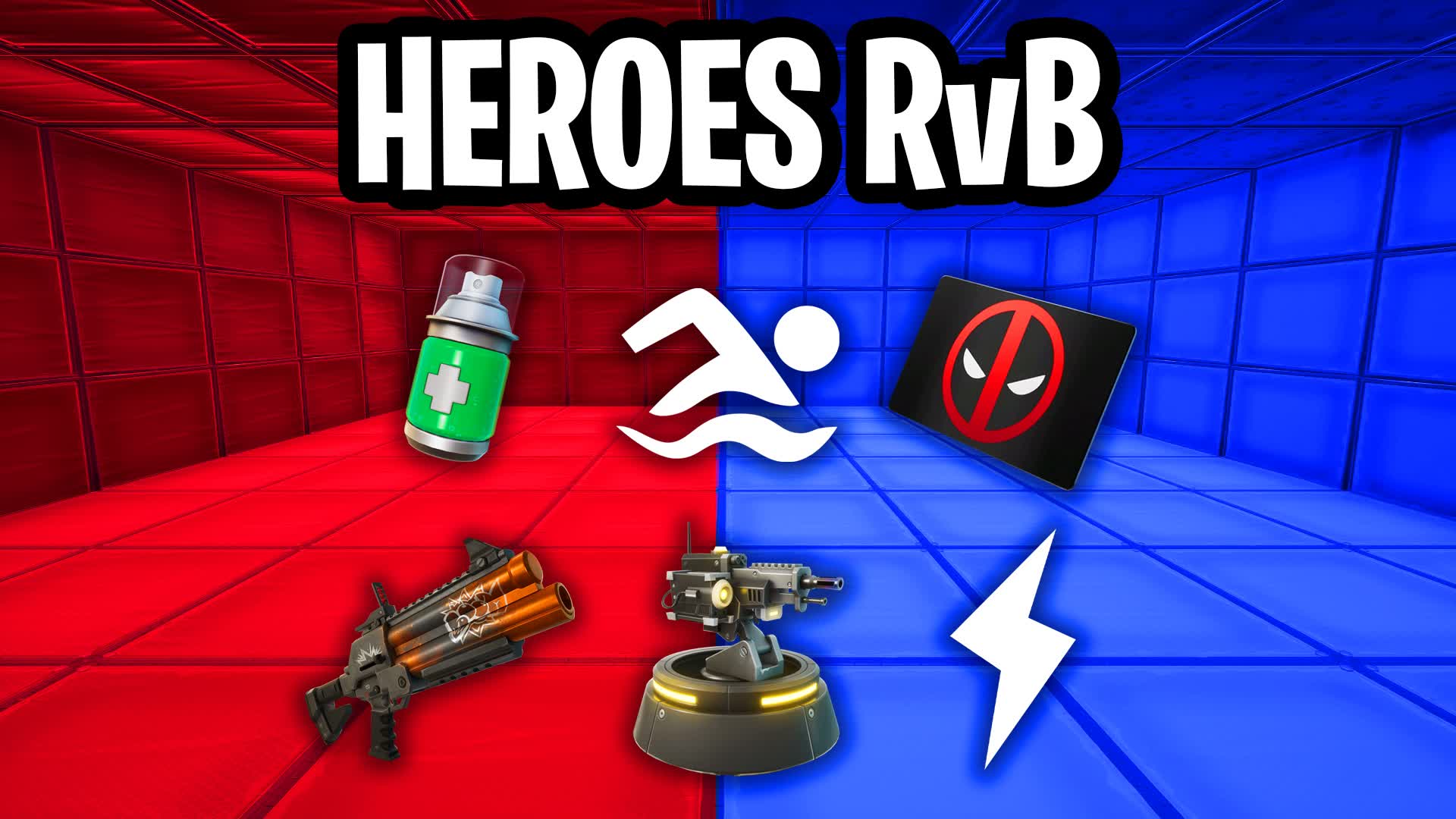 HEROES RED VS BLUE 💥 7520-0372-9692 by jduth96 - Fortnite Creative Map ...