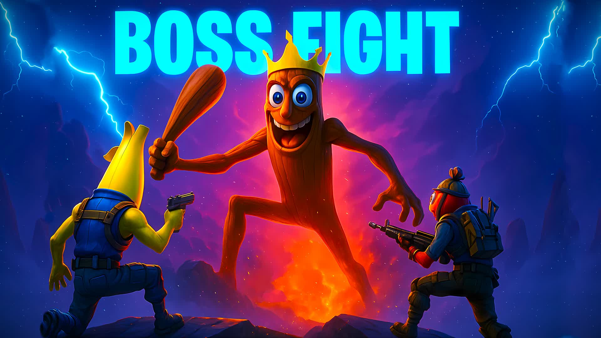 BOSS FIGHT EVENT 🔥 BRAINROT SAHUR 3191-4693-8897 by leo_ua - Fortnite Creative Map Code ...