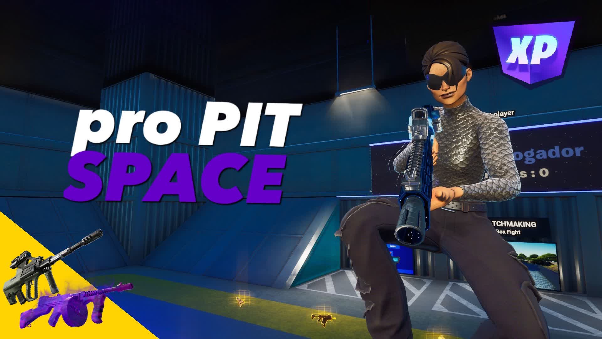 PRO PIT SPACE (XP!) 1424-2155-4632 by billotfn - Fortnite Creative Map ...