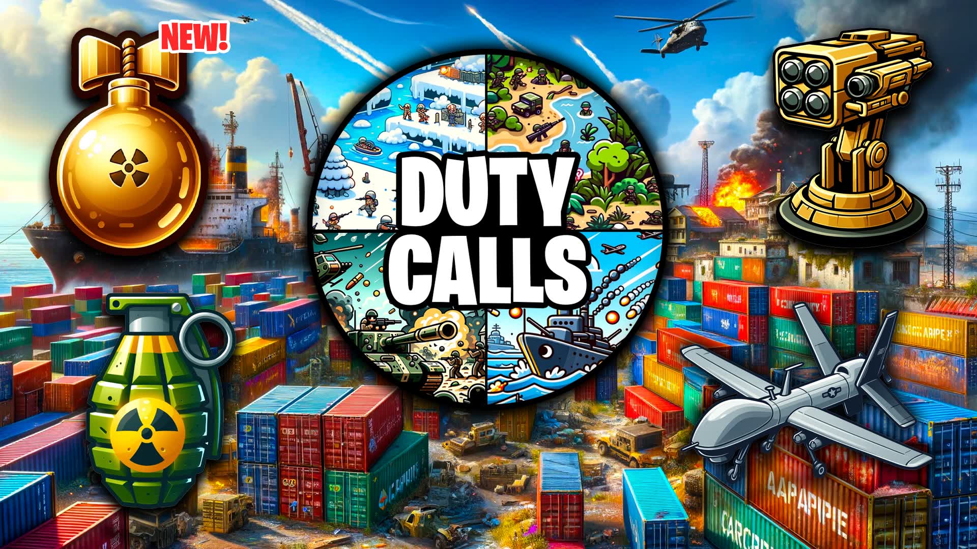 SHIPMENT - FREE FOR ALL: DUTY CALLS 5706-3290-4983 by j.t - Fortnite ...