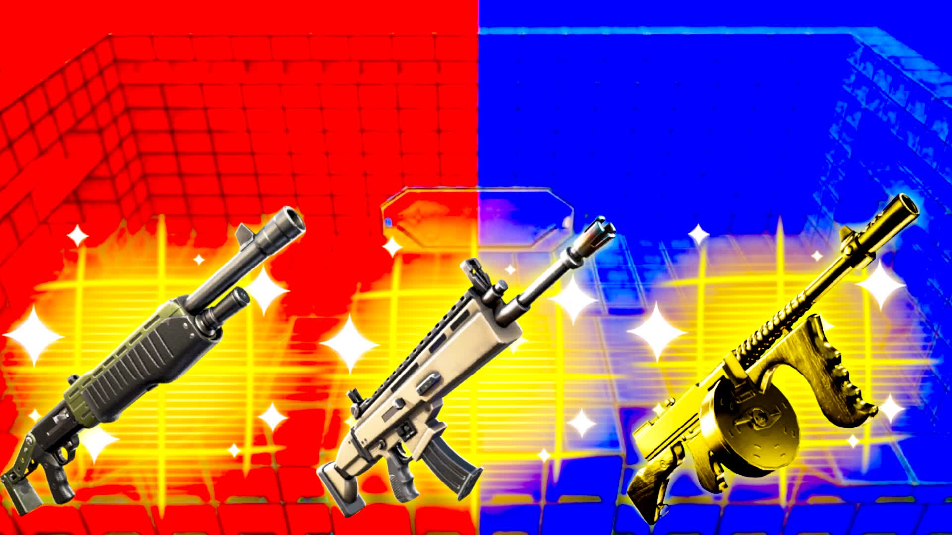 COOL RED VS BLUE 🔴🔵 AMAZING 2080-7552-0797 by cybercat - Fortnite ...