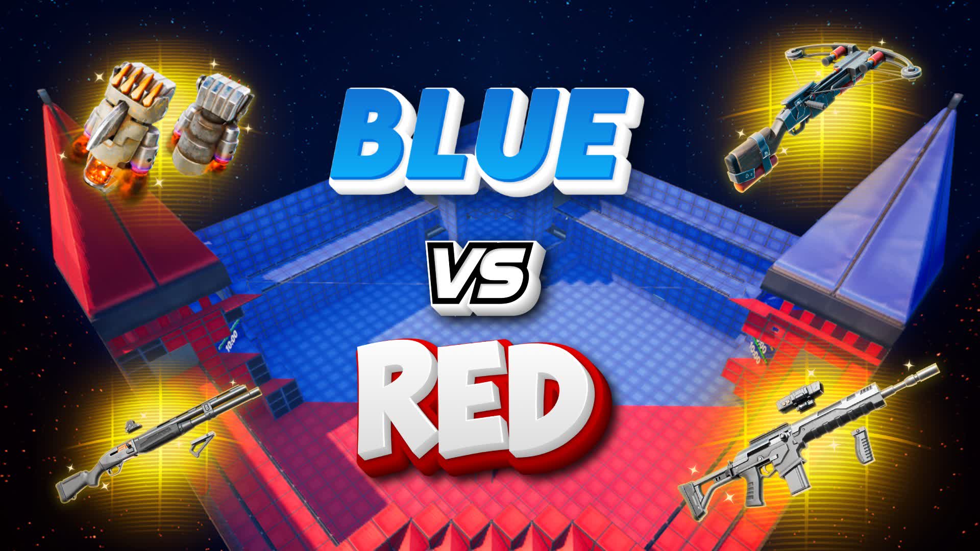🎯 RED vs BLUE 🔴🔵: Warzone🎯 8222-1942-8215 by painfrenemy - フォートナイト