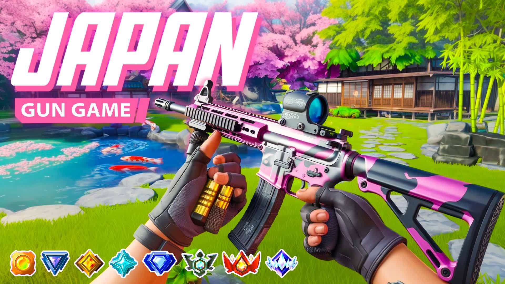 🌸JAPAN FIRST PERSON🔫GUN GAME🎯ONE SHOT 5960-4567-0261, de digitag — Fortnite