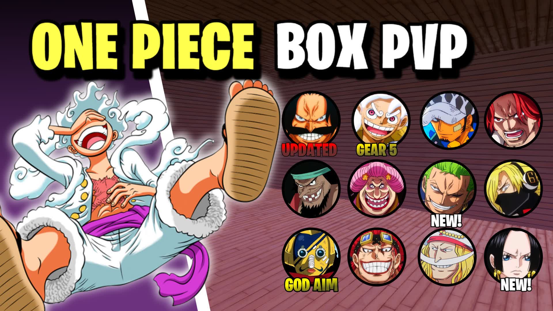 ONE PIECE BOX PVP📦 5272-6334-7636 by ghostosiei - Fortnite Creative Map Code - Fortnite.GG