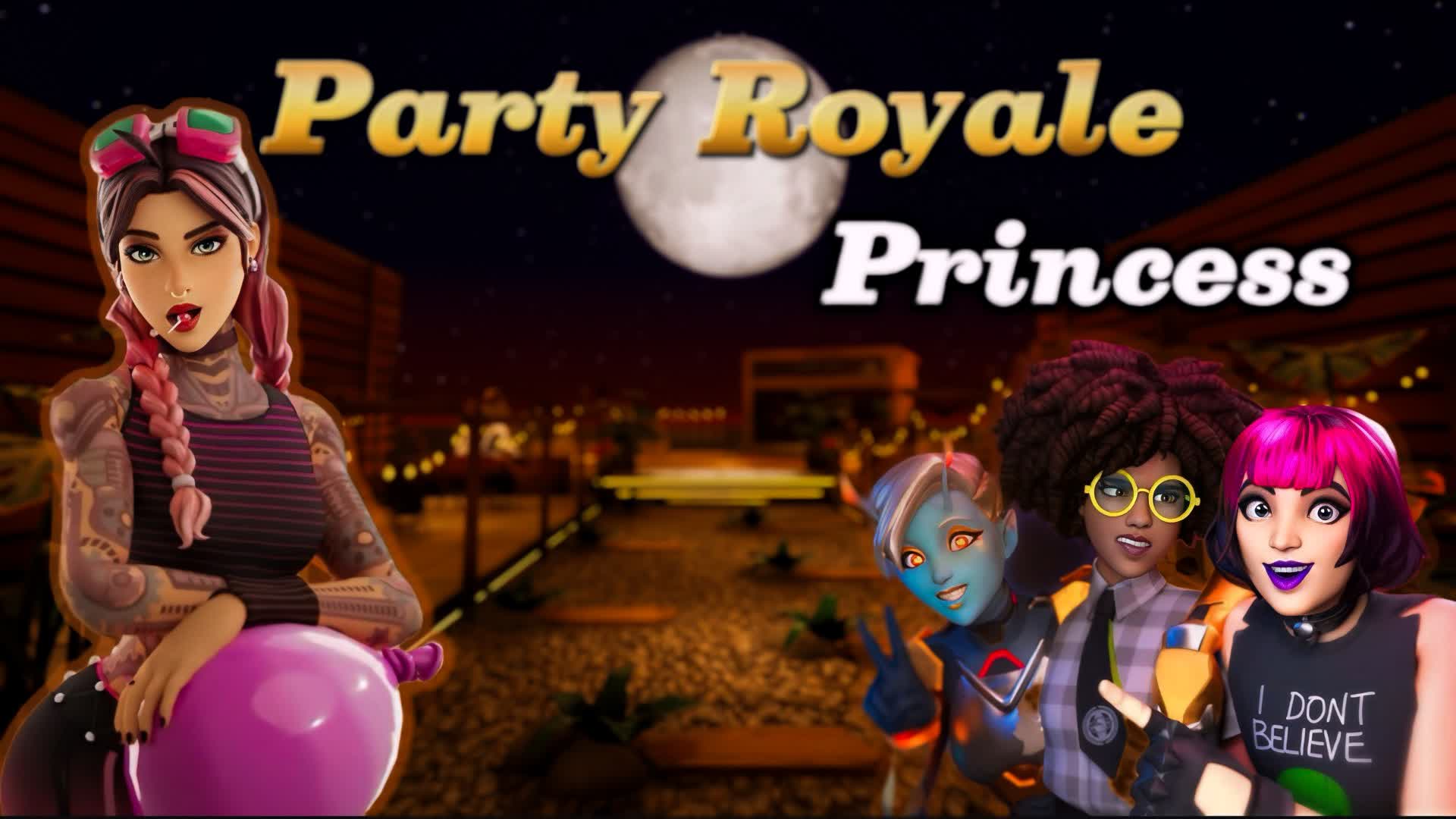 Party Royale Princess 0714-2607-3041 by ghm8 - Fortnite Creative Map Code - Fortnite.GG