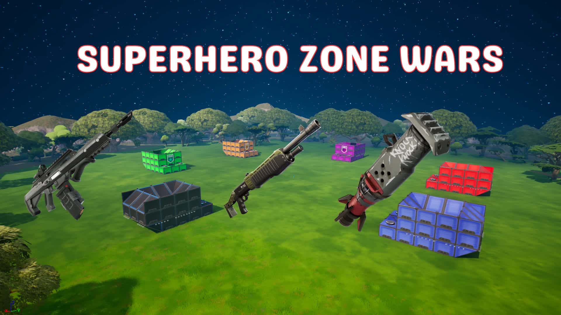 🦸‍♂️ SuperHero Zone Wars 7594-9631-2188 by mrchrissuarez - Fortnite Creative Map Code - Fortnite.GG