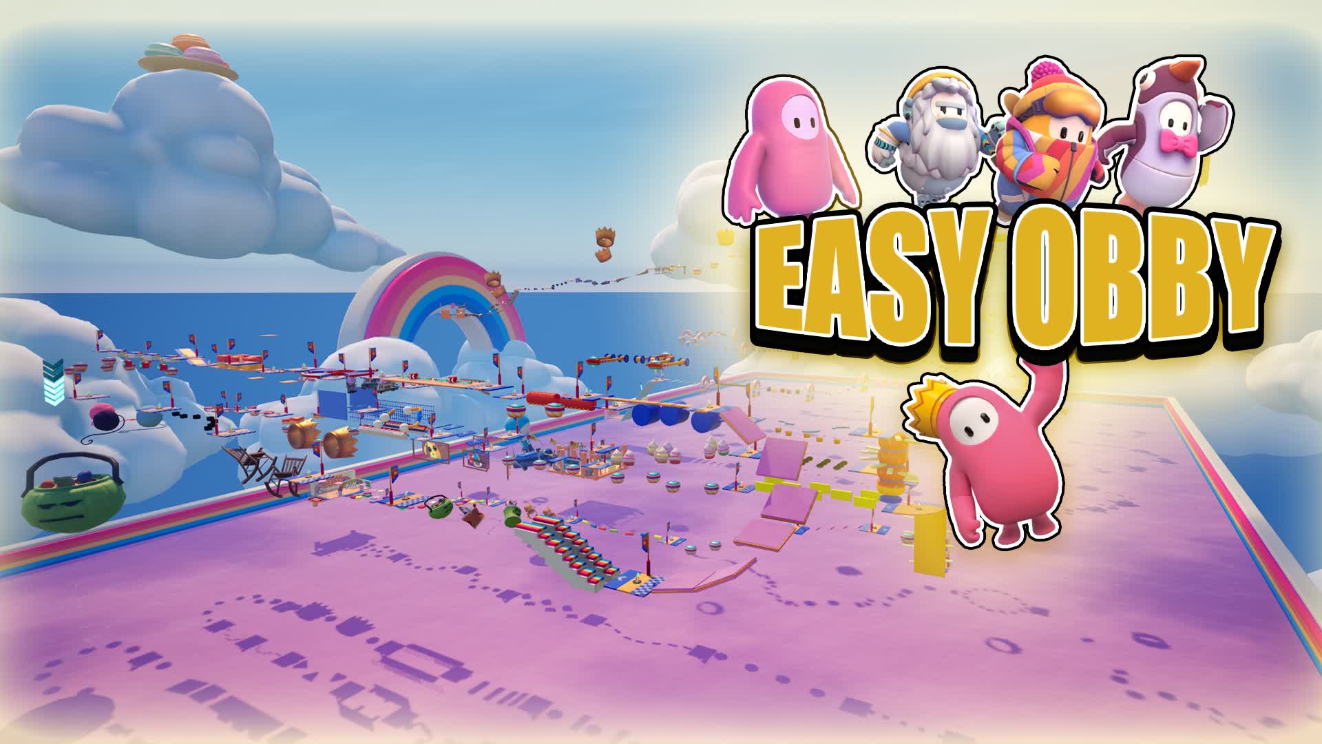 🌈EASY OBBY FALL GUYS | SUGARrush🚀 5643-4435-6845 by gmaikelo - Fortnite ...