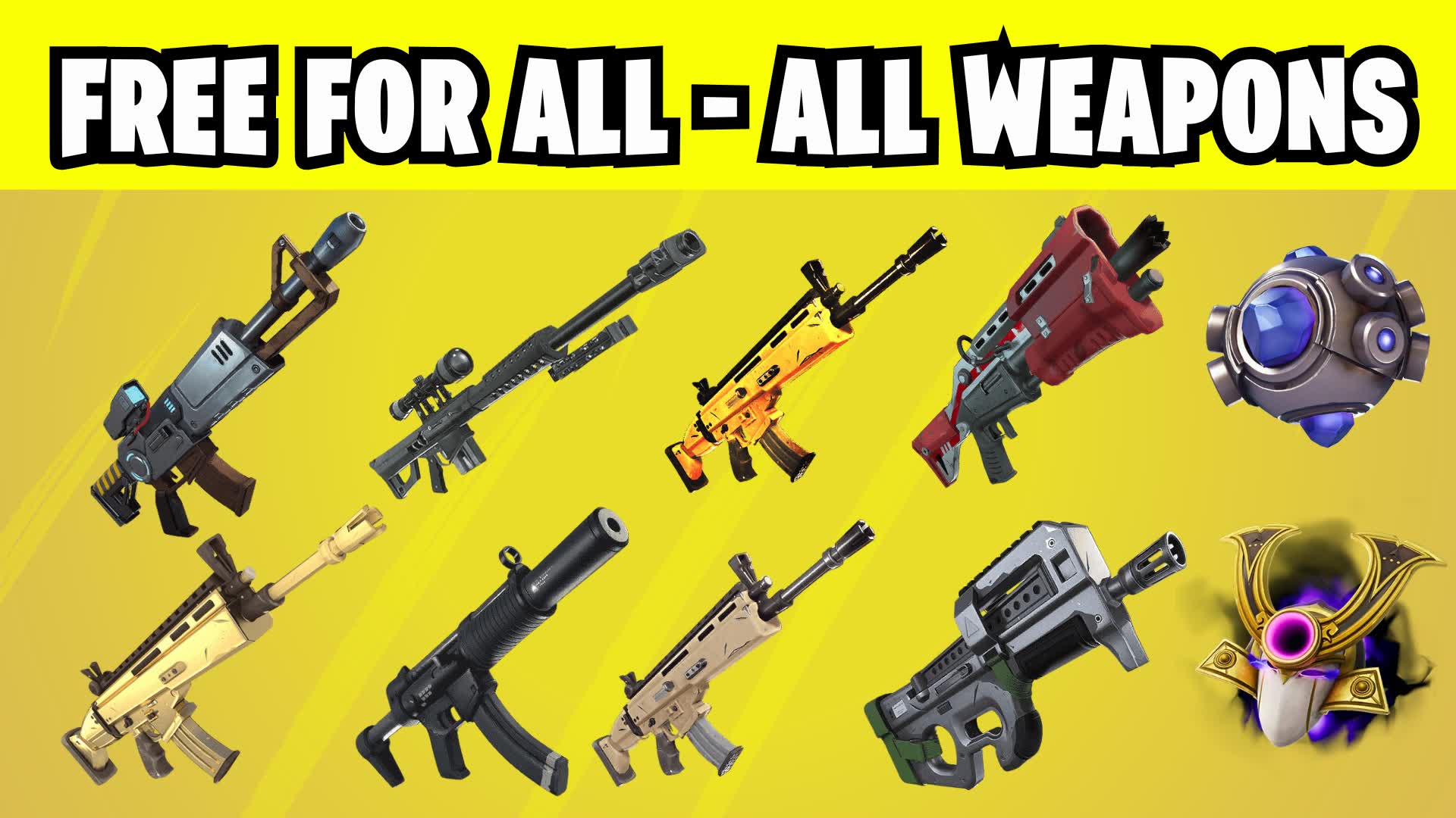 FREE FOR ALL (ALL GUNS) 3093-0277-8063 by hardcorethinker - Fortnite ...