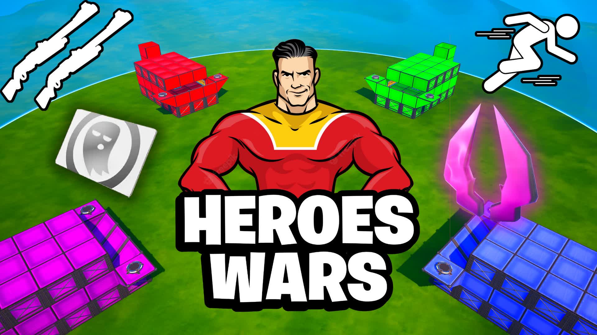 🦸 HEROES ZONE WARS 🌀 6010-1753-1253 by universal-code - Fortnite ...