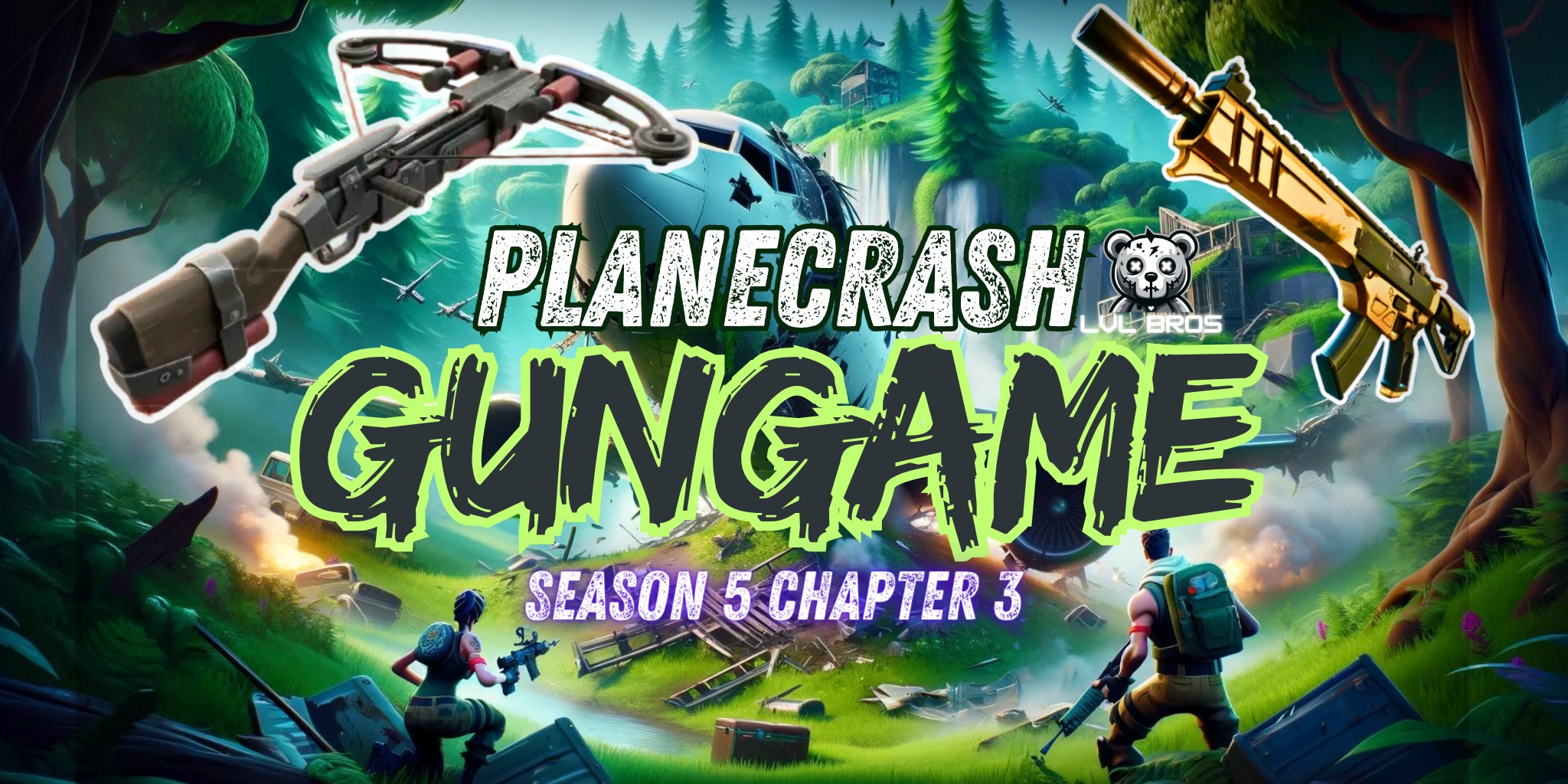 PLANE CRASH - GUN GAME - FREE FOR ALL 2821-9402-5752 by papergrave ...