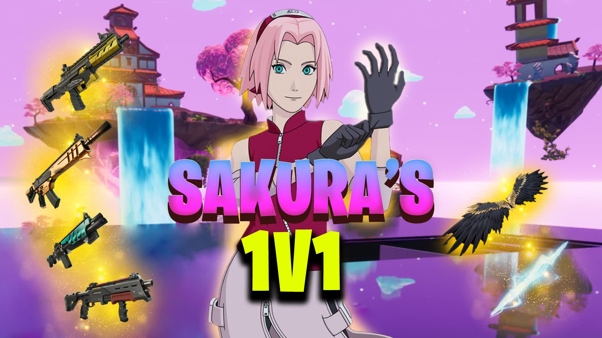 SAKURA | The floating 1vs1 2281-7729-6195 by calf - Fortnite Creative ...