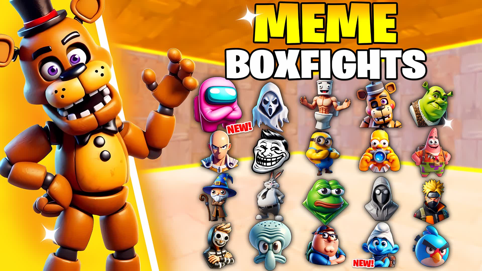 MEME BOXFIGHTS 📦 2168-1729-7053 من ابتكار anfable - Fortnite