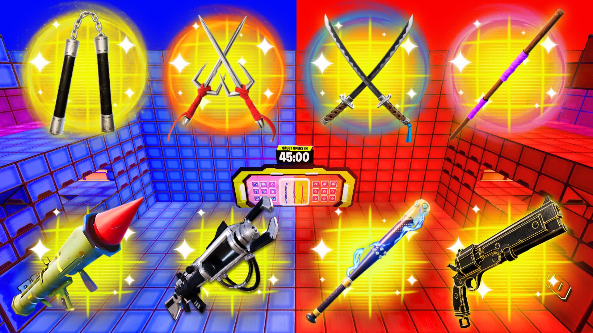 NEW VAULT RED VS BLUE 🔴🔵 3217-8979-3659 by doragoncreator - Fortnite ...