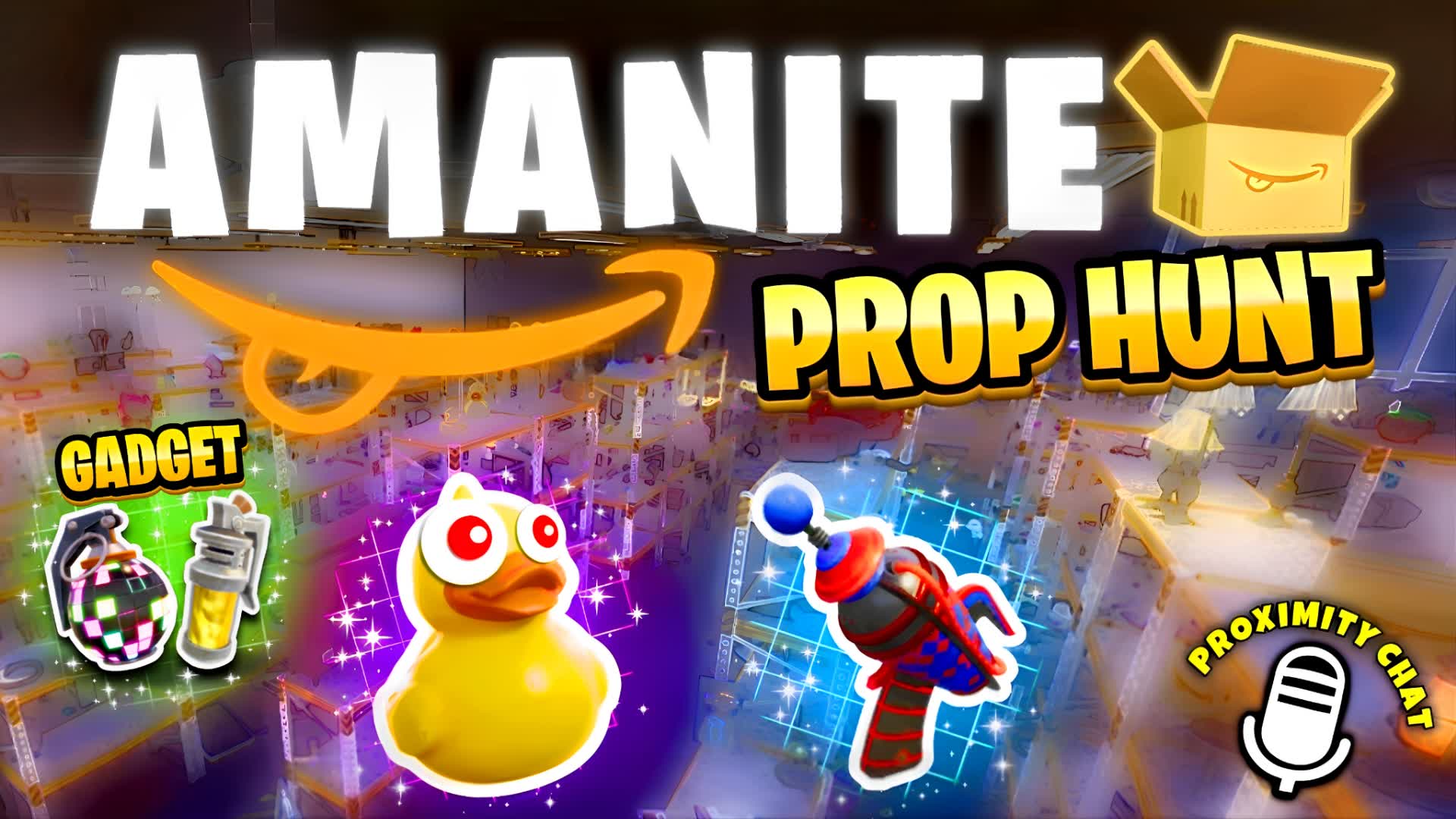AMANITE PROP HUNT 📦 6684-7070-8690 by pinkelix - Fortnite Creative Map Code - Fortnite.GG