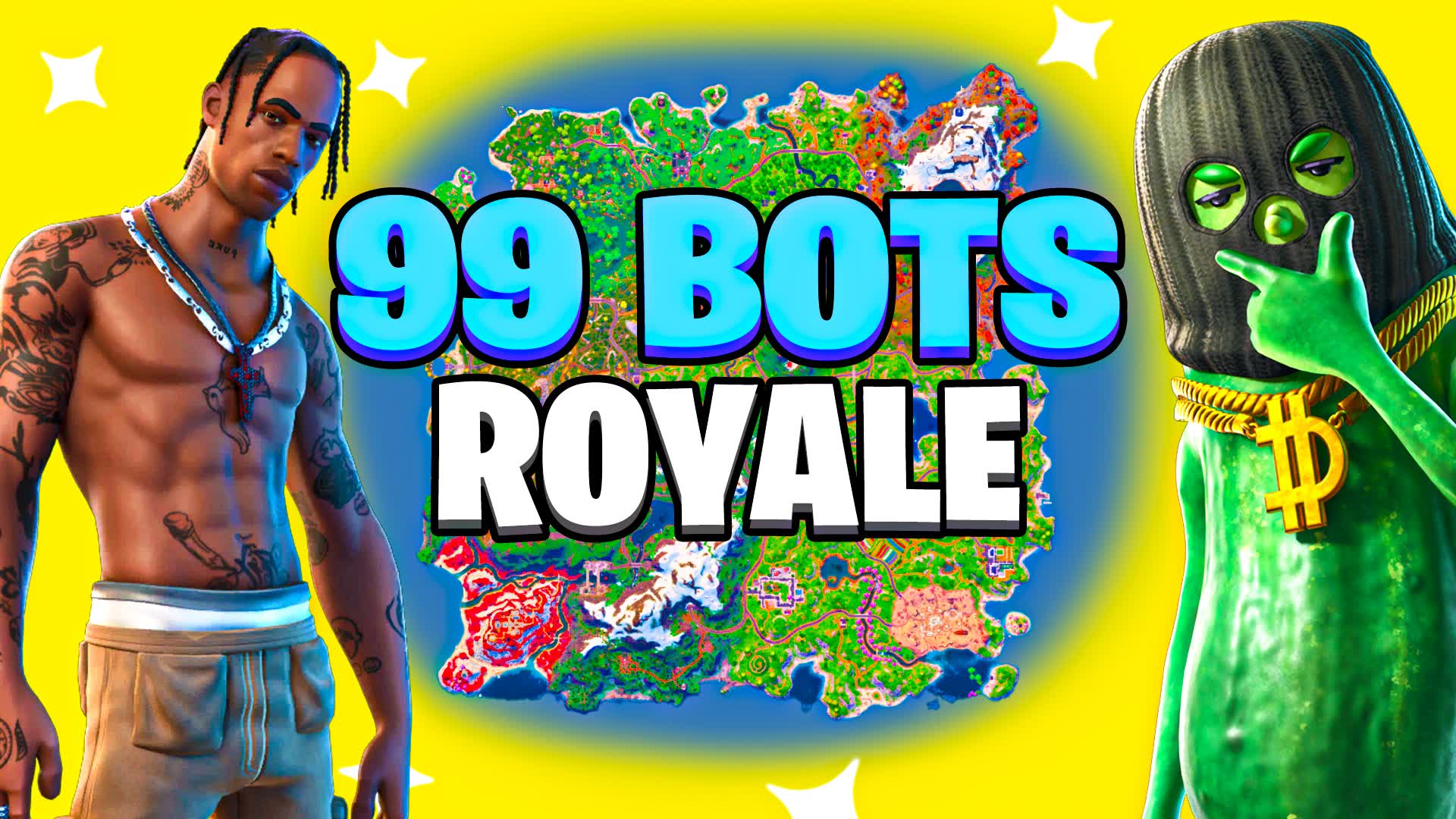 99 BOTS ROYALE 🌟 روبوتًا ALL GUNS CARS 9884-6544-3846 by mega-slide ...