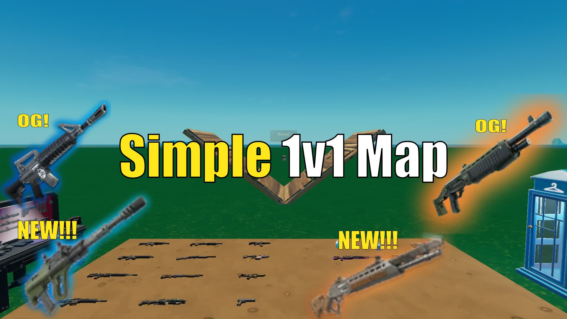 Verves Simple 1v1 Map (New Weapons) 1753-8353-5942 by vervefx ...