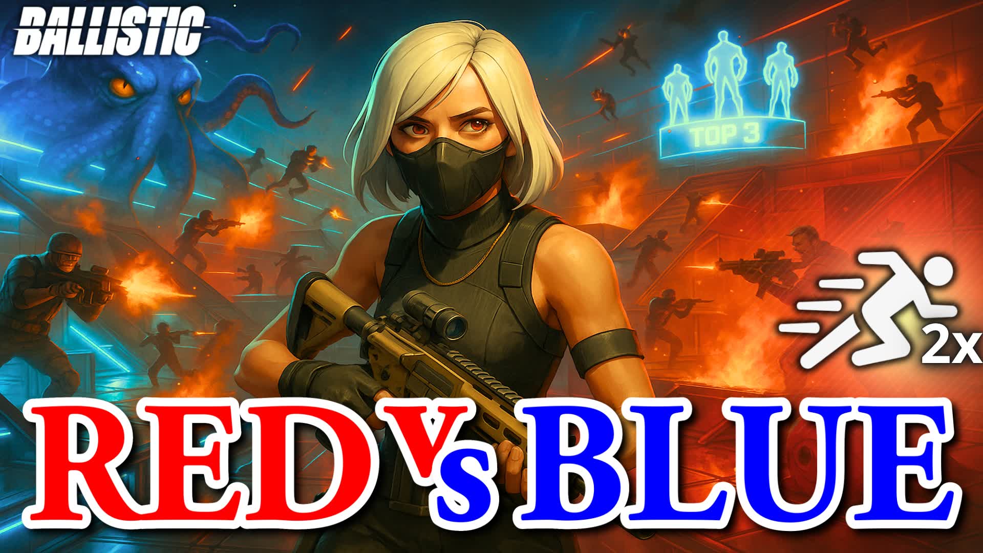 SUPER FPS RED VS BLUE 🔥 5475-8579-6270 by ockto - Fortnite