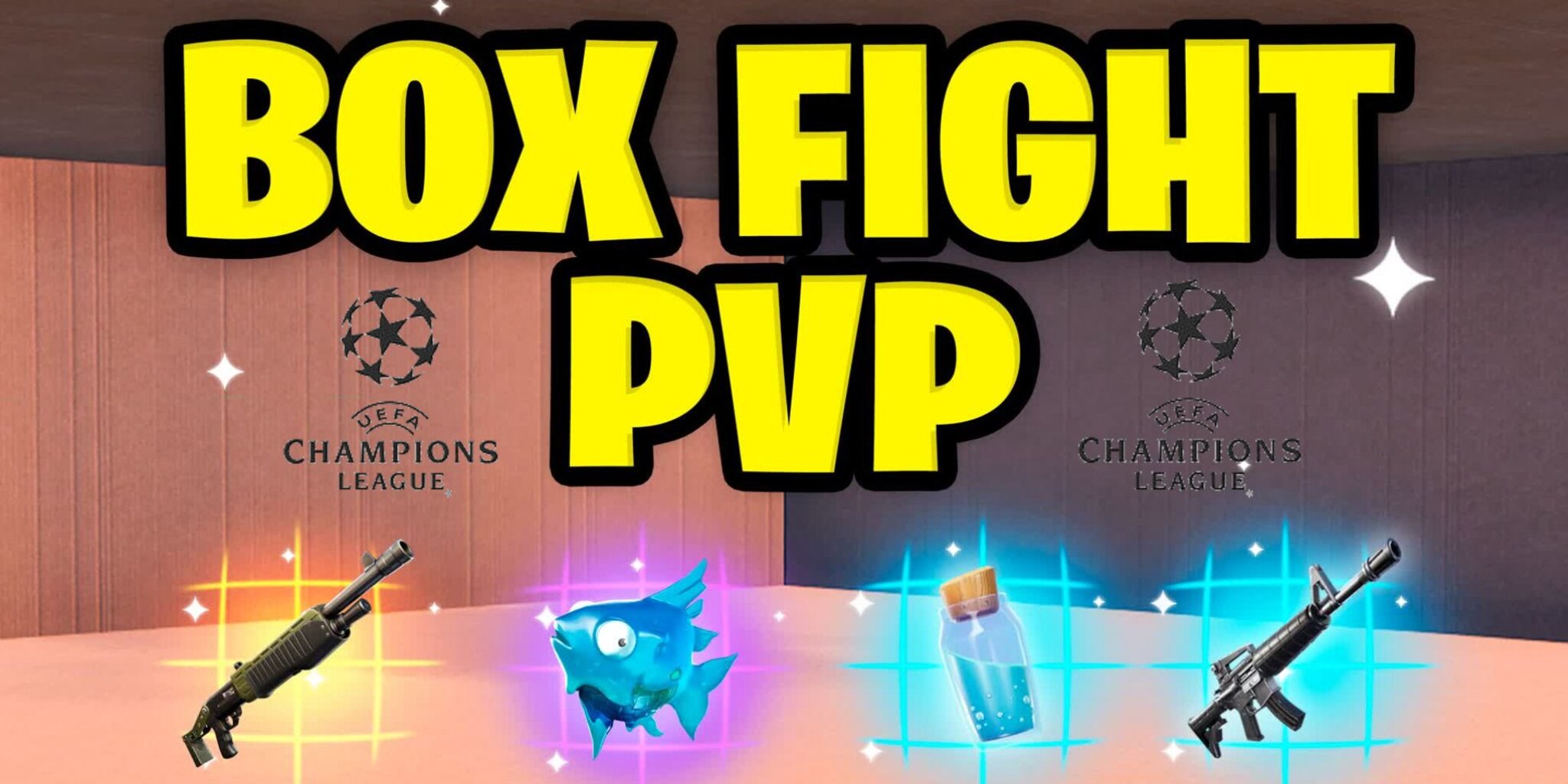 Box Fight PVP CHAMPIONS LEAGUE 0743-2484-3952 by orx1 - Fortnite Creative Map Code - Fortnite.GG